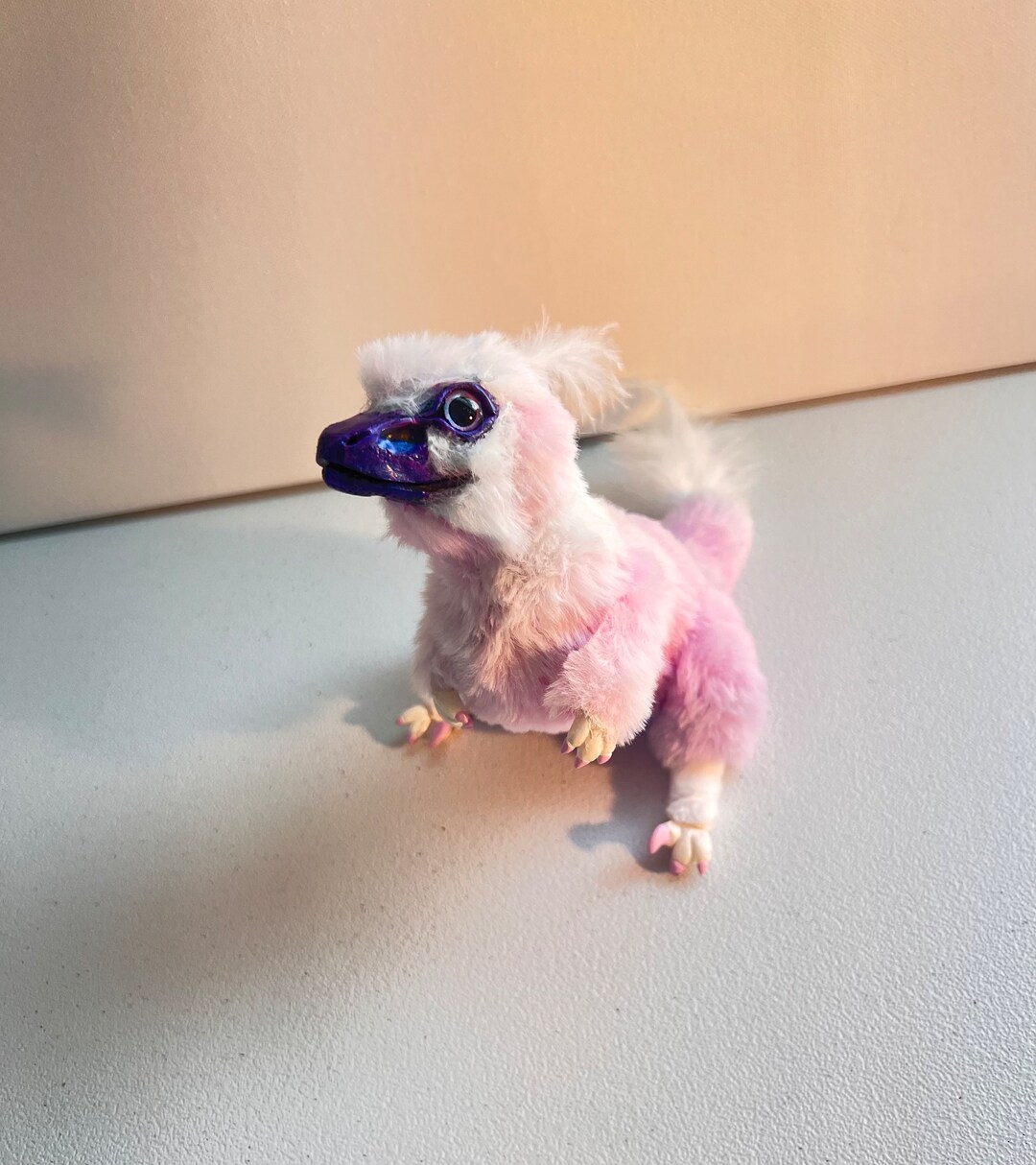 Baby Raptor dromaeosaurus art Doll - Etsy