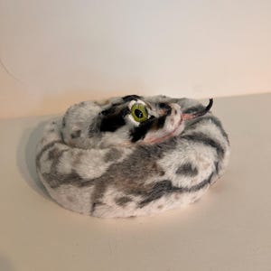 Ball Python Axanthic Pastel Spider Art Doll - Etsy