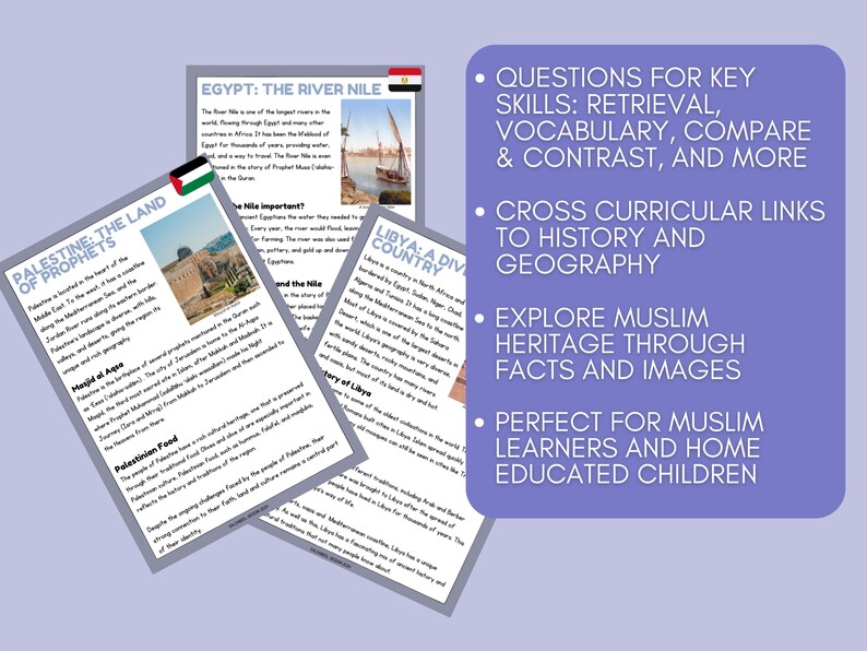 English Reading Comprehension Pack | Arab Middle East & North Africa ...