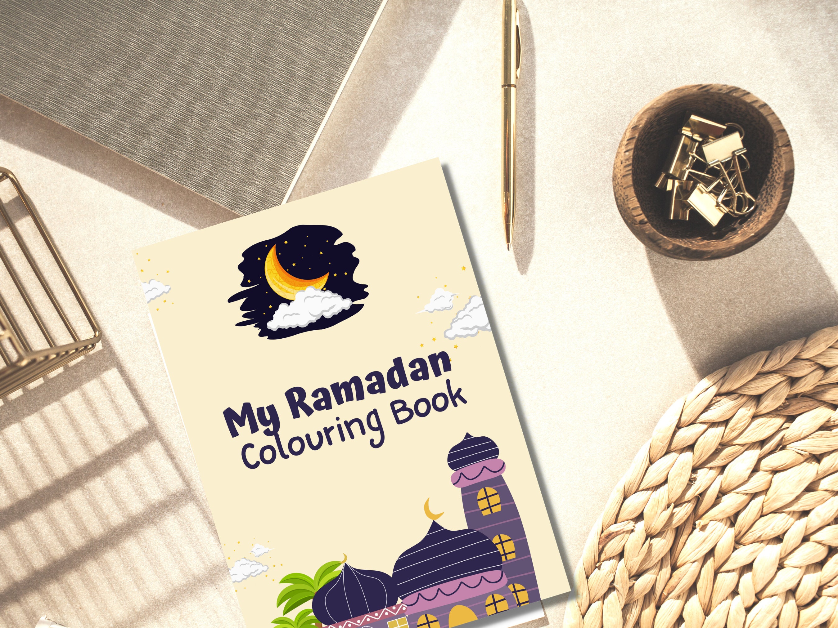 Ramadan and Eid Coloring Book | for Muslim Children Age 2-8 | Islamic ...