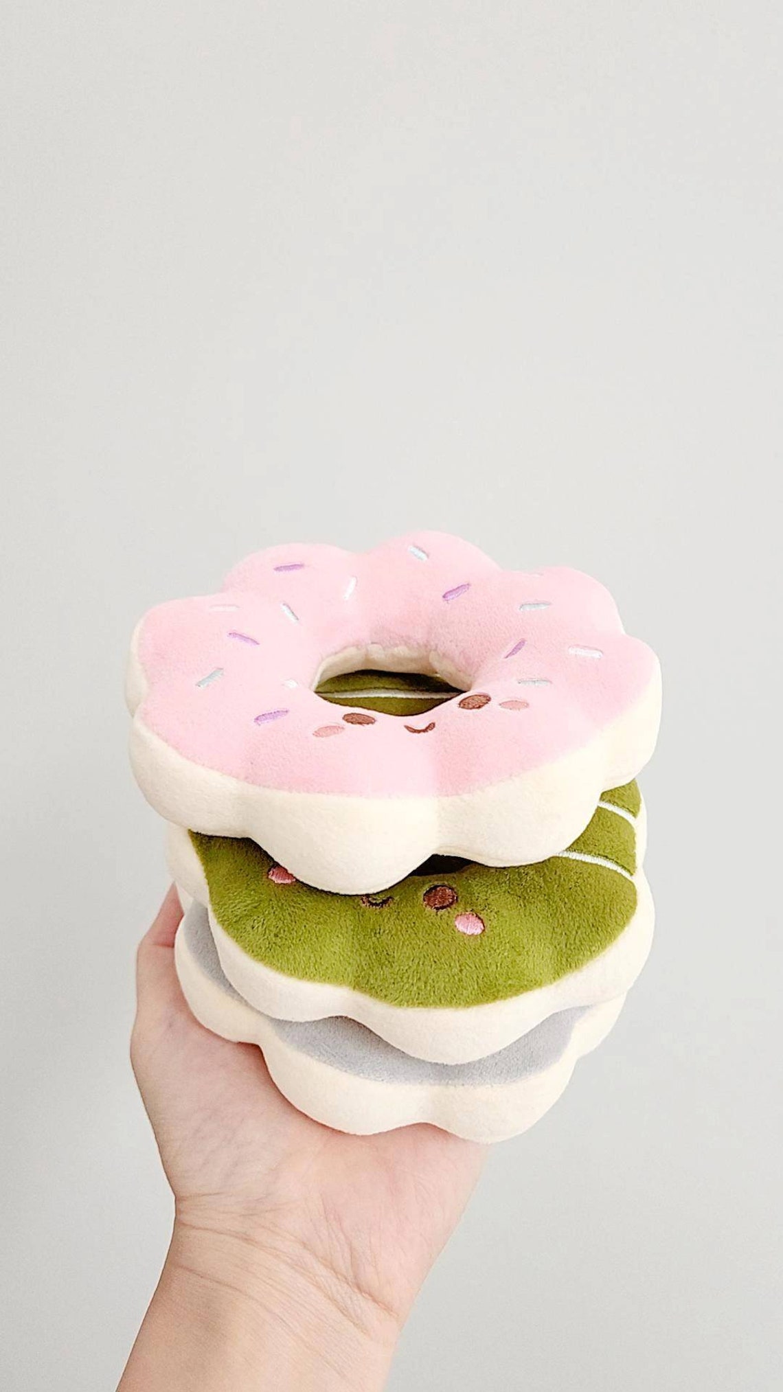 Mochi Donut Plushies Cute Plush Keychain Plush Donut - Etsy