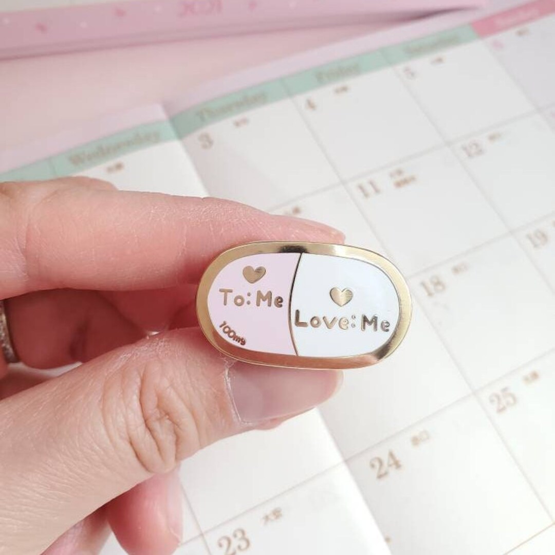 Love Me Enamel Pin/lapel Pin - Etsy