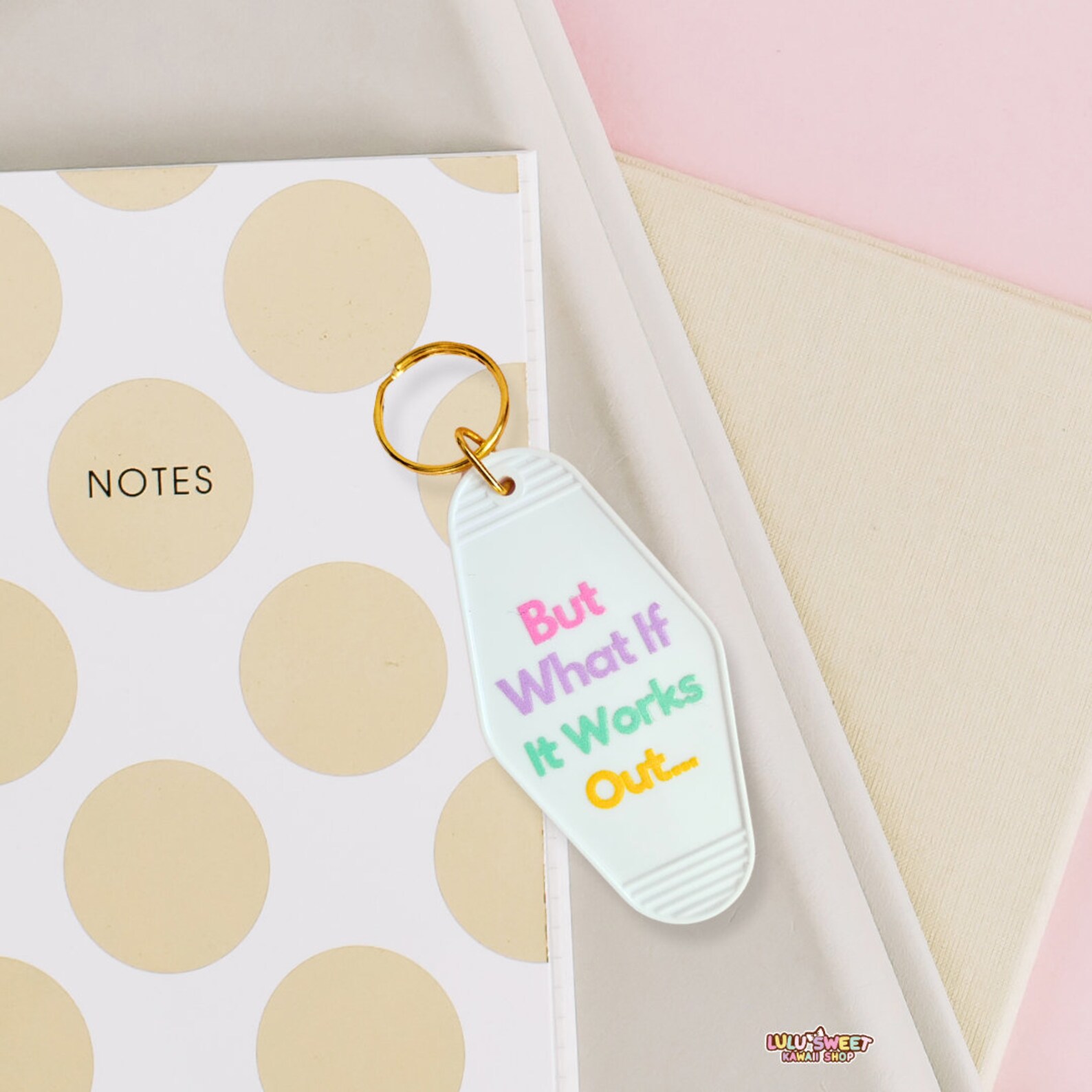 But What If It Works Out Motel Keychain, Vintage Keychain, Cute ...