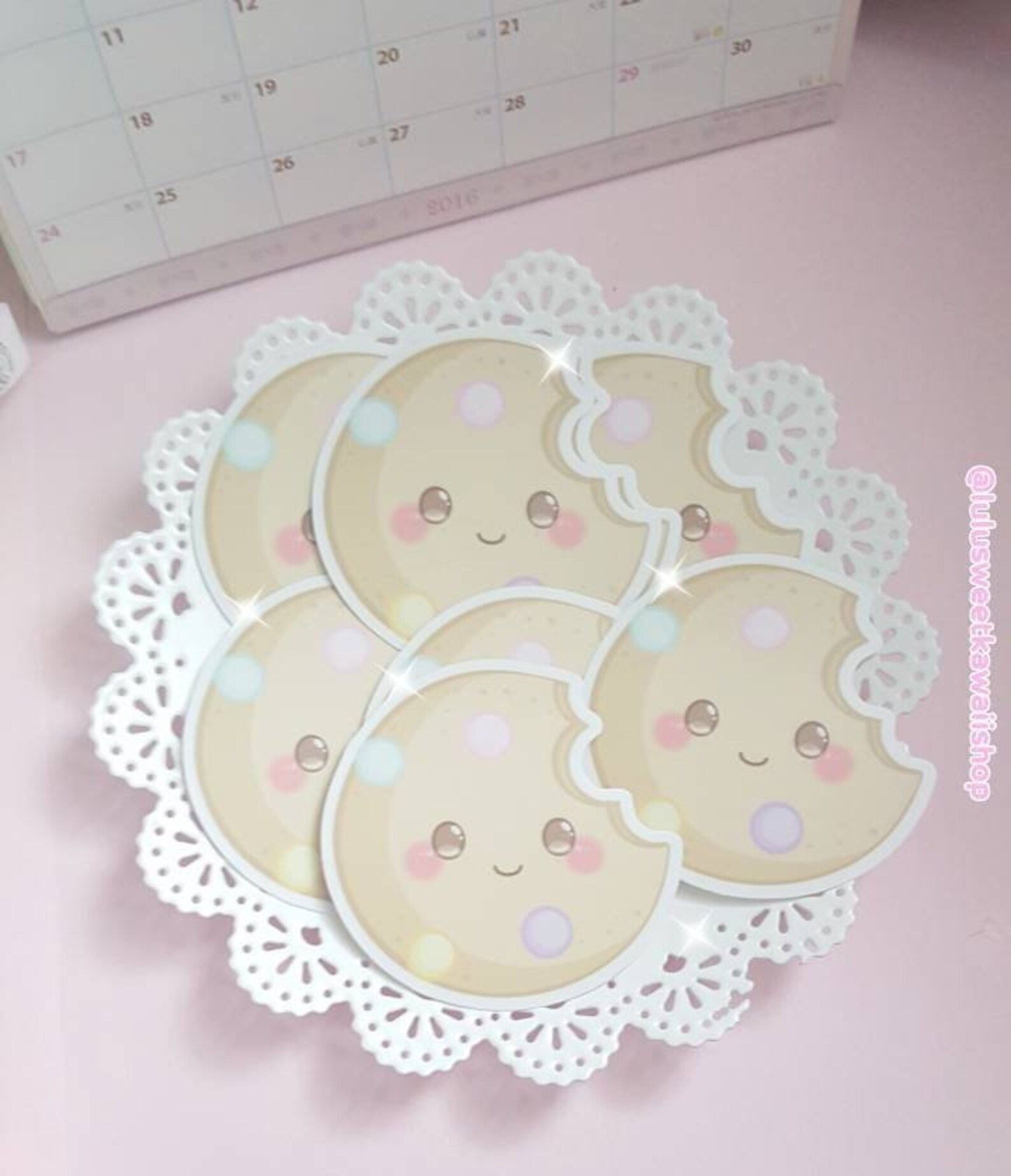 Cute Kawaii Cookie Sticker Pastel Cute Planner Sticker Cute - Etsy