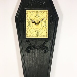 The Original Casket Clock, Black Classic - Etsy