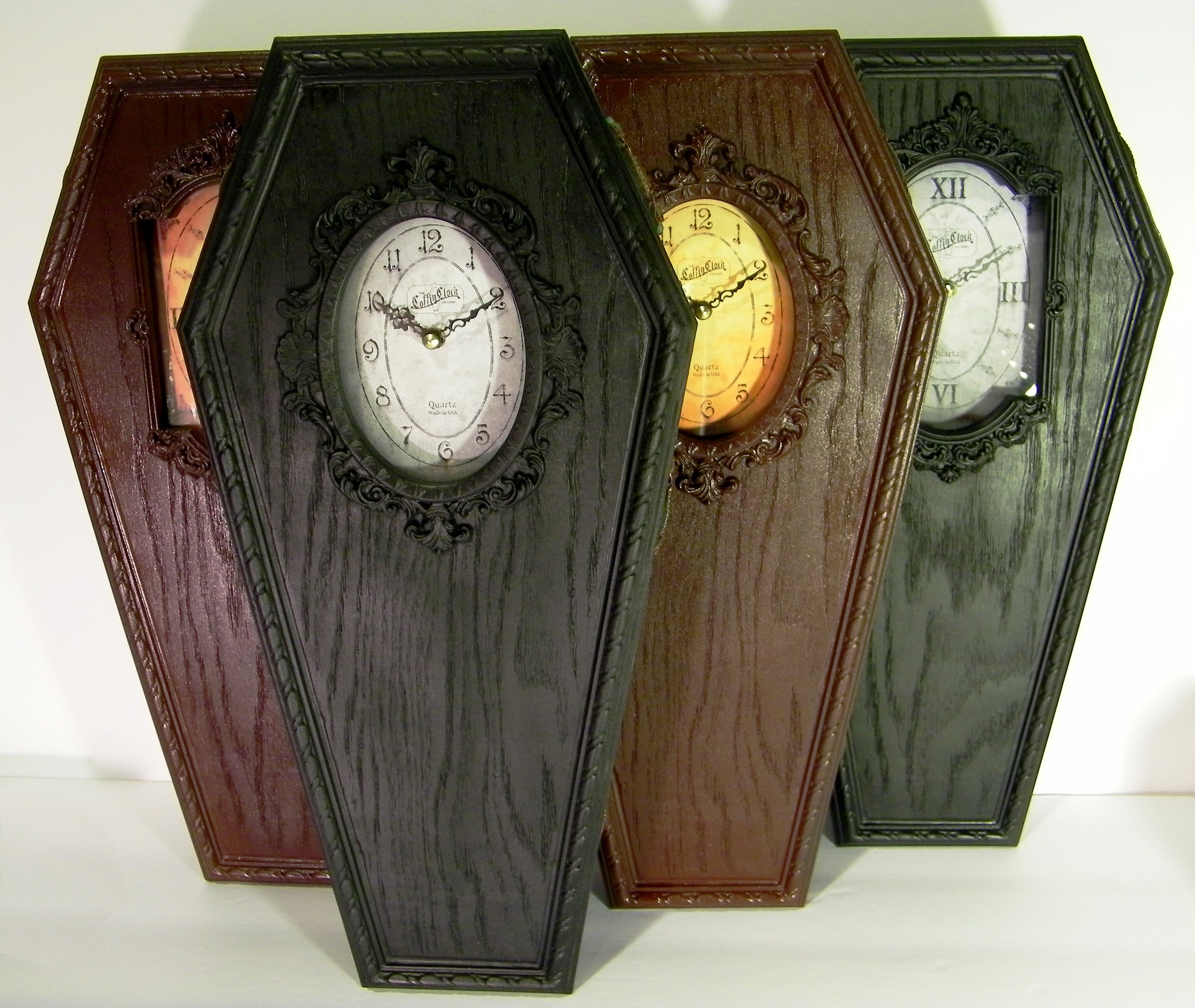 The Original Coffin Clock. Black Classic - Etsy