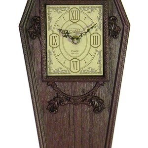 The Original Casket Clock. Brown Classic - Etsy