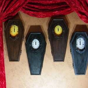 The Original Coffin Clock. Black Classic - Etsy