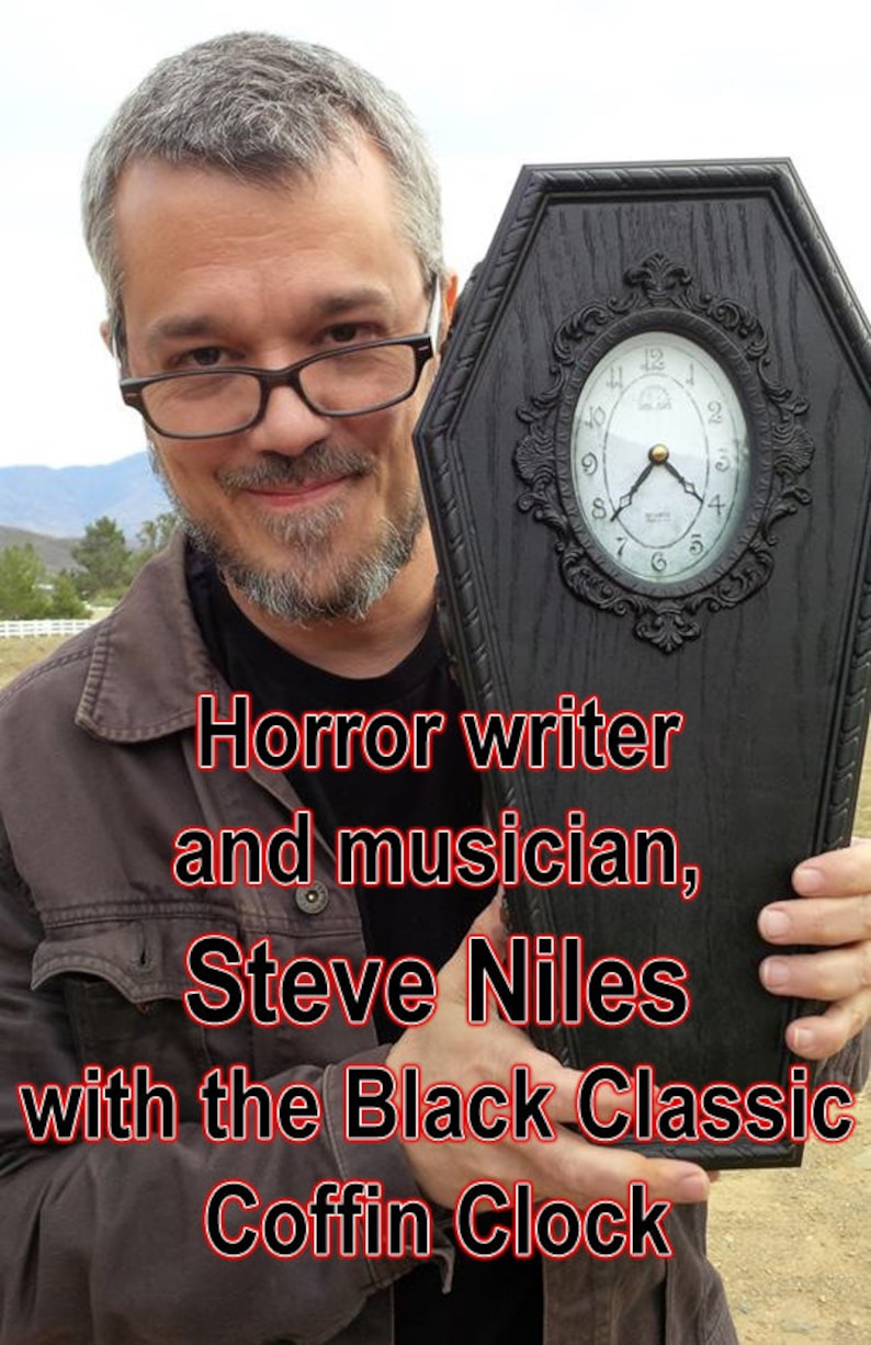 The Original Coffin Clock. Black Classic - Etsy