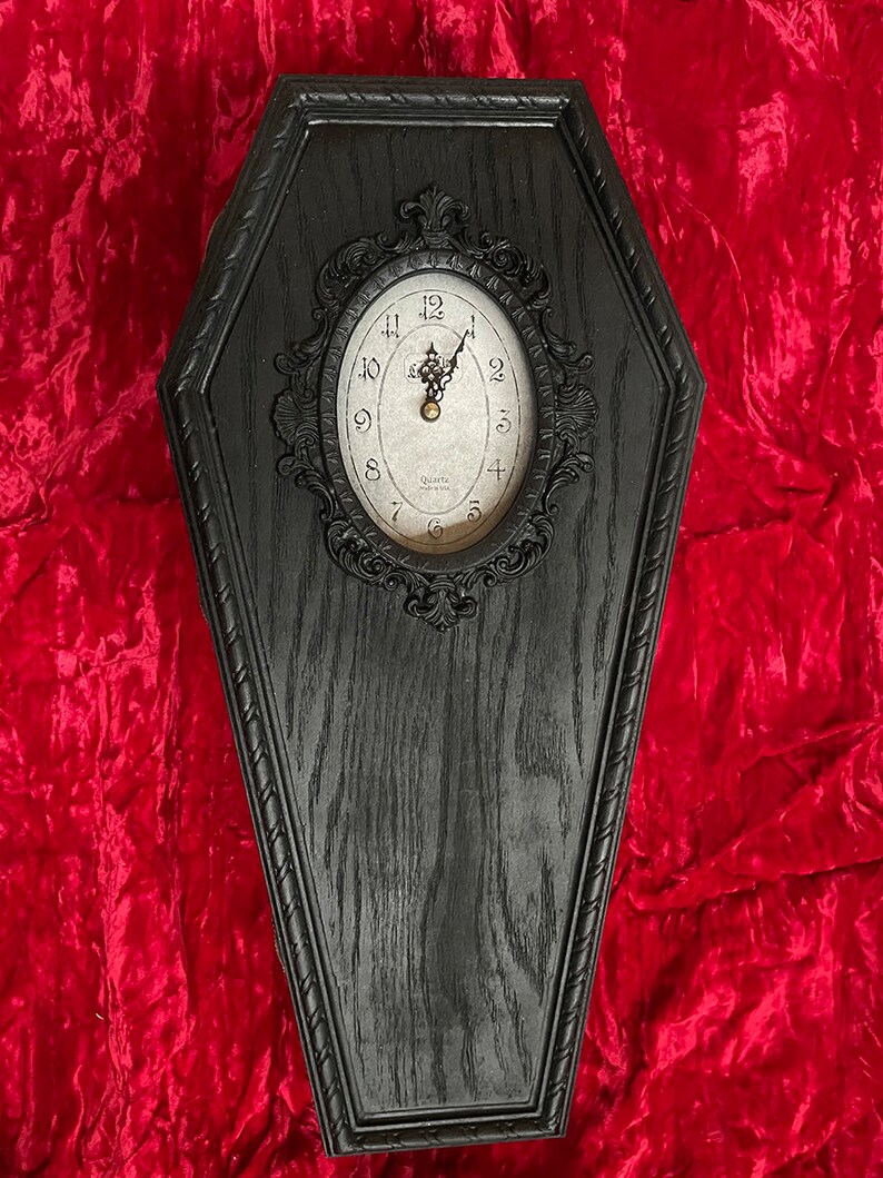 The Original Coffin Clock. Black Classic - Etsy