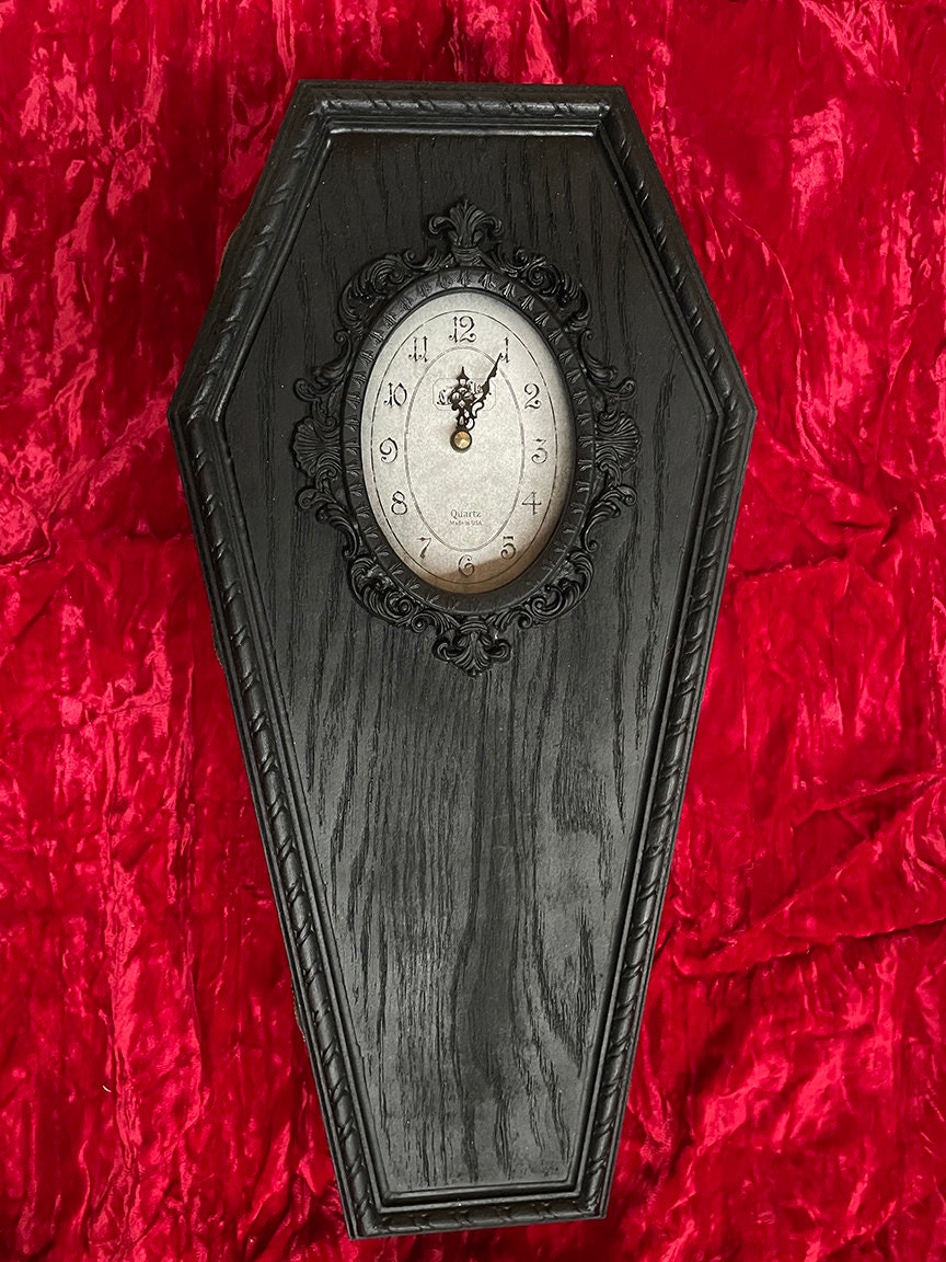 The Original Coffin Clock. Black Classic - Etsy