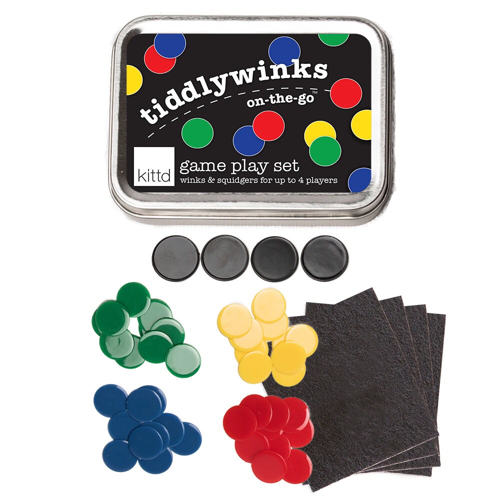 Tiddlywinks On-the-go by Kittd - Classic Travel Game! - Etsy