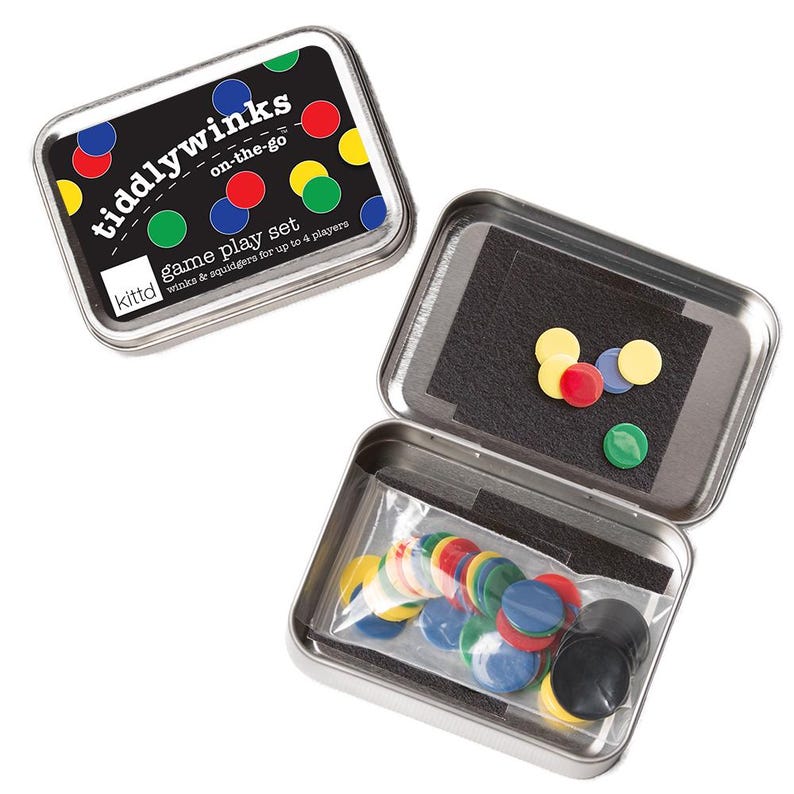 Tiddlywinks On-the-go by Kittd - Classic Travel Game! - Etsy