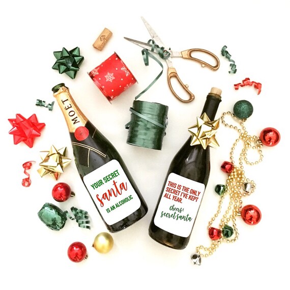 Secret Santa Christmas 2PACK | Etsy