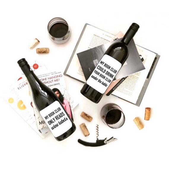 BOOZE & BOOKCLUB 2 Pack - Etsy