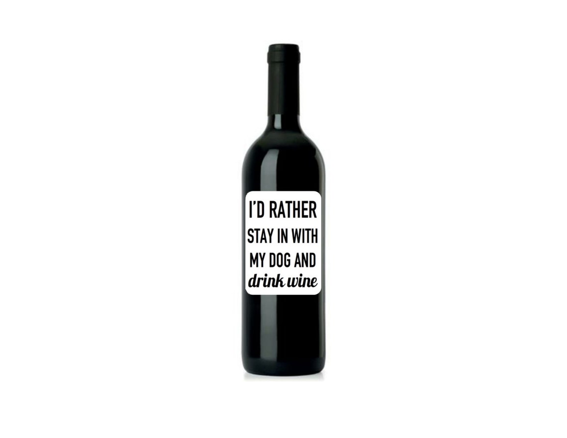 WOOFS4WINE 3 Pack Dog Labels - Etsy