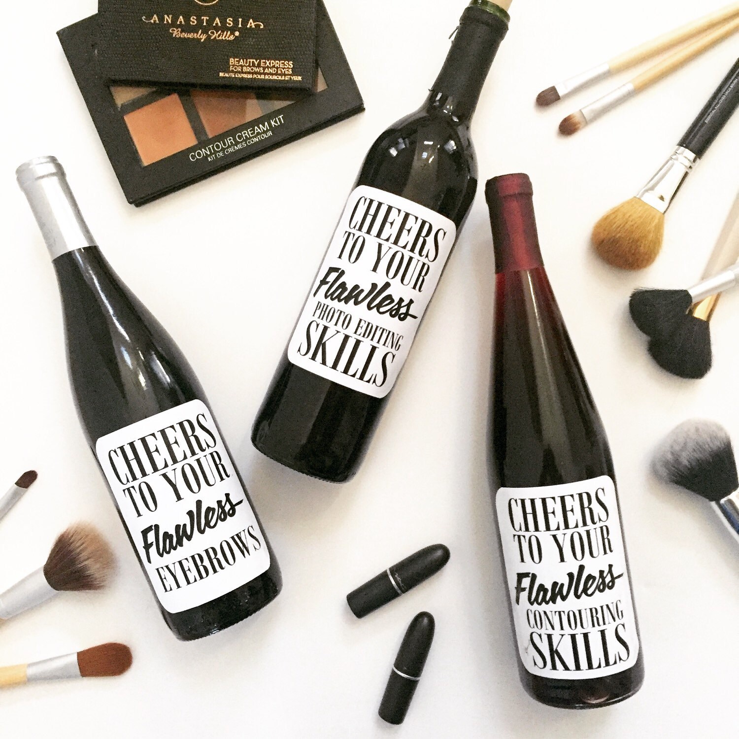 FLAWLESS Excuses to Drink 3 PACK Wine Labels - Etsy