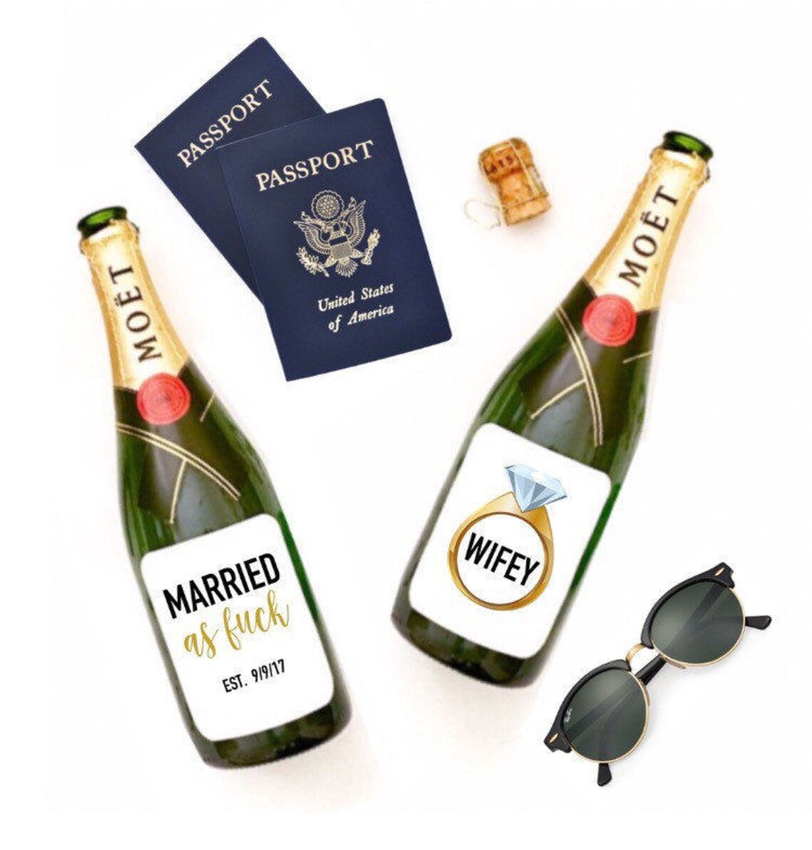 Marriedaf Set of 3 Labels - Etsy