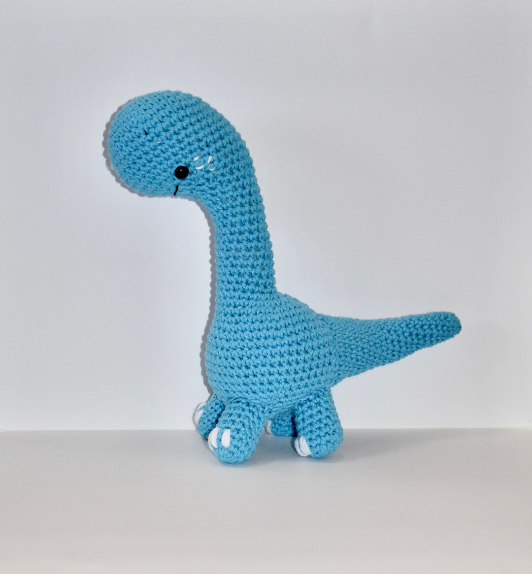 Crochet Dinosaur/ Crochet Brontosaurus/ Brontosaurus Doll/ Stuffed ...