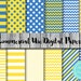 Racing Car Digital Paper, Racing Flags Digital Papers, Checkered ...