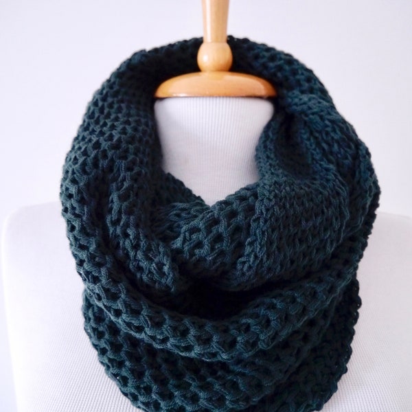 Green Infinity Scarf - Etsy