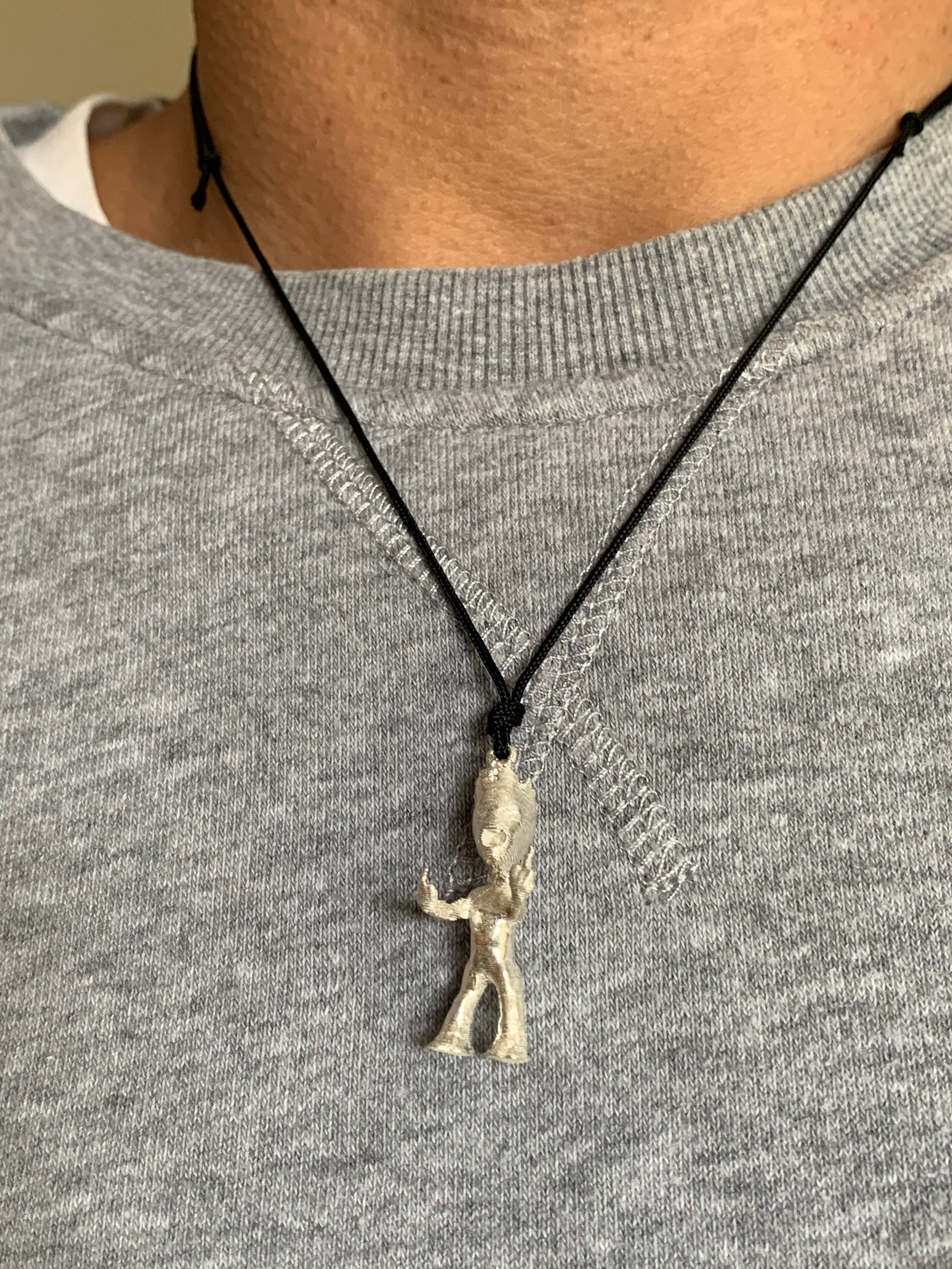 Groot 925 Sterling Silver Necklace Jewelry Gift Pendant Marvel ...