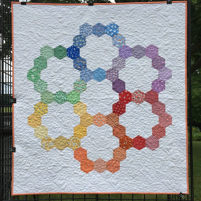 Hexagon Quilt - Etsy