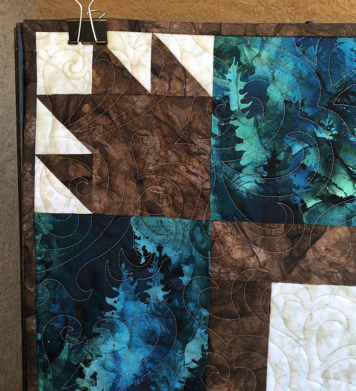 Quilt for Sale parallel Forest is a Bear and Evergreen Tree - Etsy