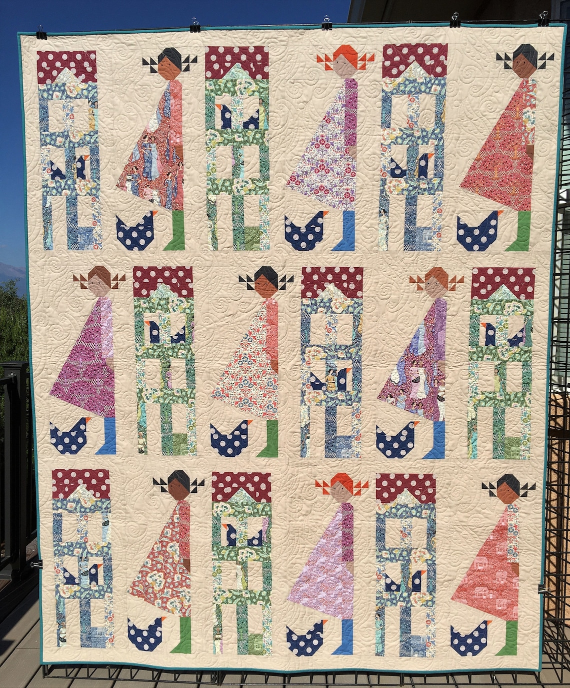 Tilda Patchwork Quilt for Sale, hen House Features Charming Little ...