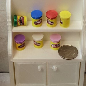 Dollhouse Miniature Toy Play-doh, Replica, Tiny, Handmade, Play-doh ...