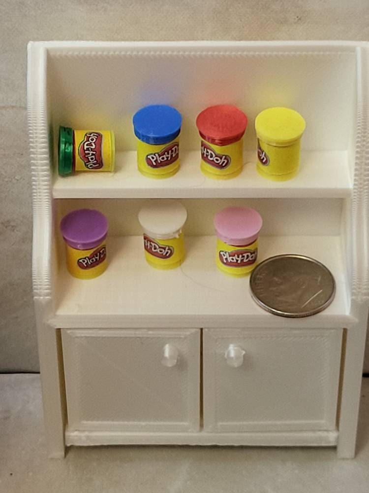 Dollhouse Miniature Toy Play-doh, Replica, Tiny, Handmade, Play-doh ...