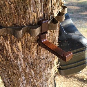 Bow Hanger for Tethrd HYS and Straight Tree Strap Saddle Hunting Brown Open Loop Easy Slip On - Etsy