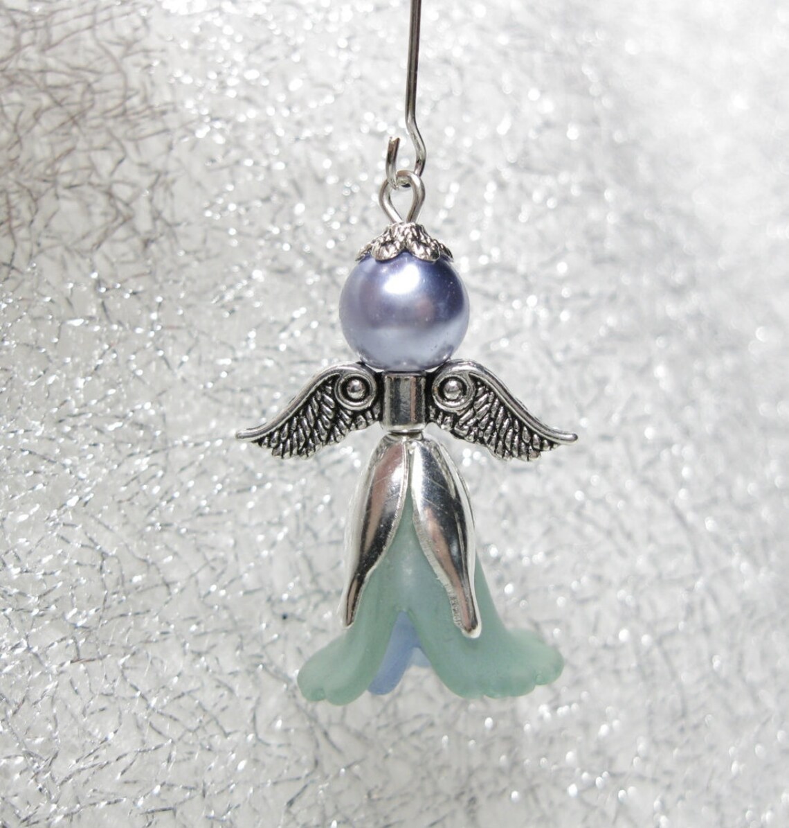 Angel Ornament, Charm, Pendant; Memorial, Guardian Angel; Mini ...