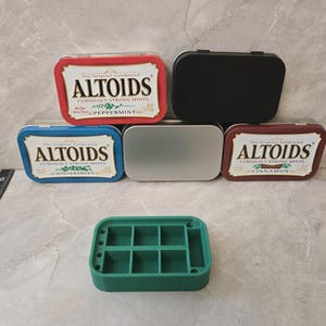 Altoids Tin Insert Organizer Tray, Art, Paint Palette, Survival ...