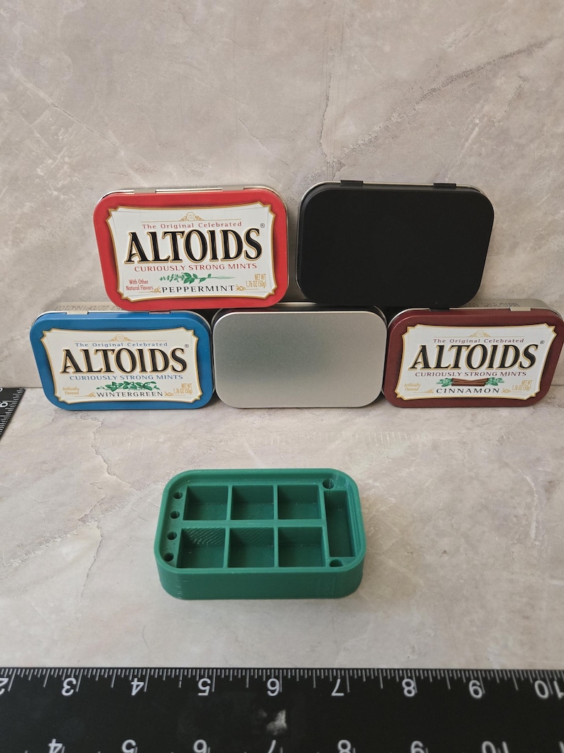 Altoids Tin Insert Organizer Tray, Art, Paint Palette, Survival ...