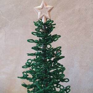Miniature Tree Topper for Westrim, Beaded, Miniature Christmas ...