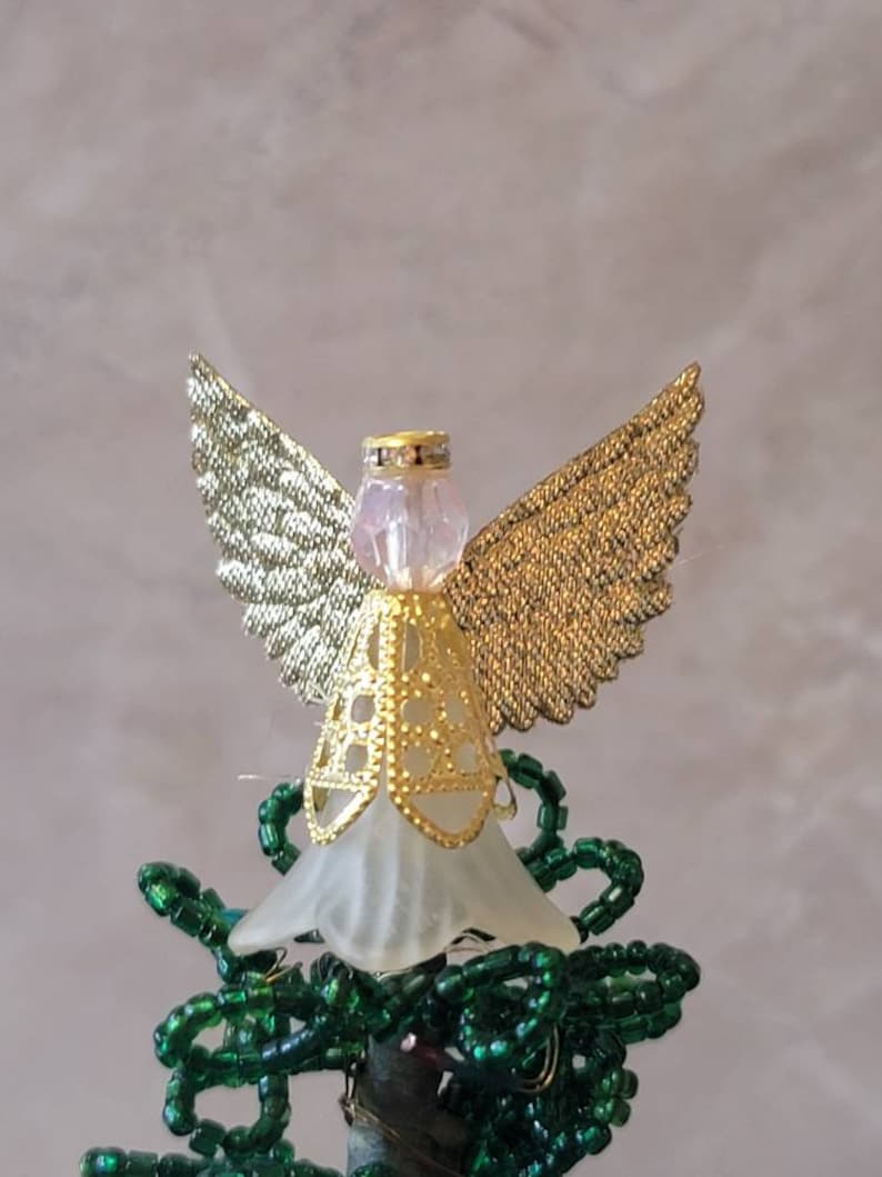Miniature Angel Tree Topper Approximately 1 1/2 H - Etsy