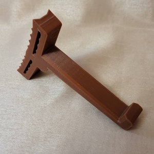 Bow Hanger for Tethrd HYS and Straight Tree Strap, Saddle Hunting, Brown, Closed Loop Slide On ...