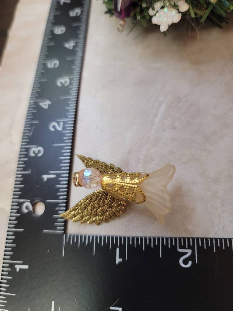 Miniature Angel Tree Topper Approximately 1 1/2 H - Etsy