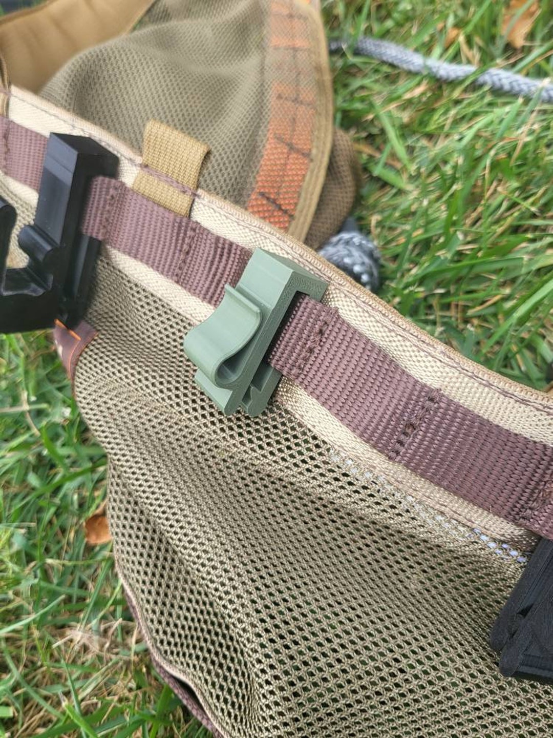 Molle Accessory Hook /hanger for Saddle Hunting Olive Mossy GREEN for ...