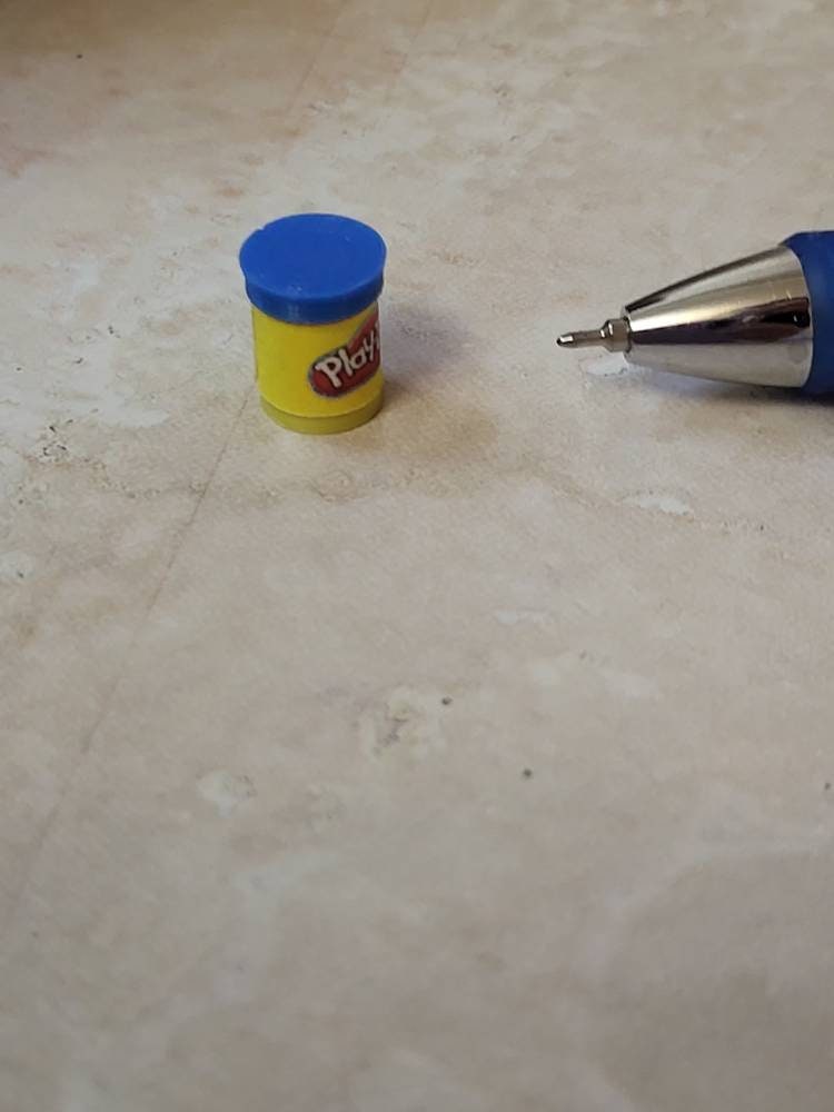 Dollhouse Miniature Toy Play-doh, Replica, Tiny, Handmade, Play-doh ...