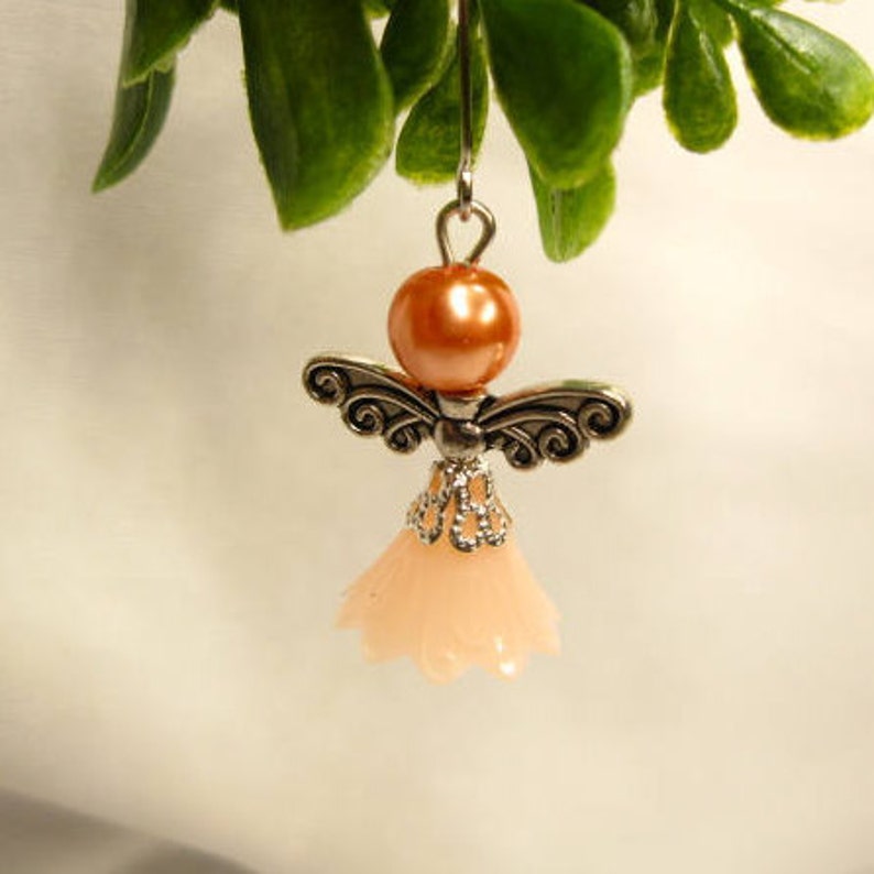 Mini Angel Ornament, Pendant, Charm; Memorial, Guardian Angel ...