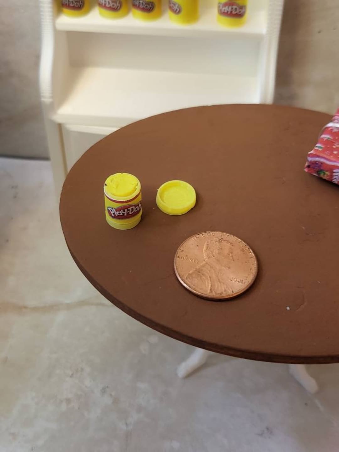 Dollhouse Miniature Toy Play-doh, Replica, Tiny, Handmade, Play-doh ...