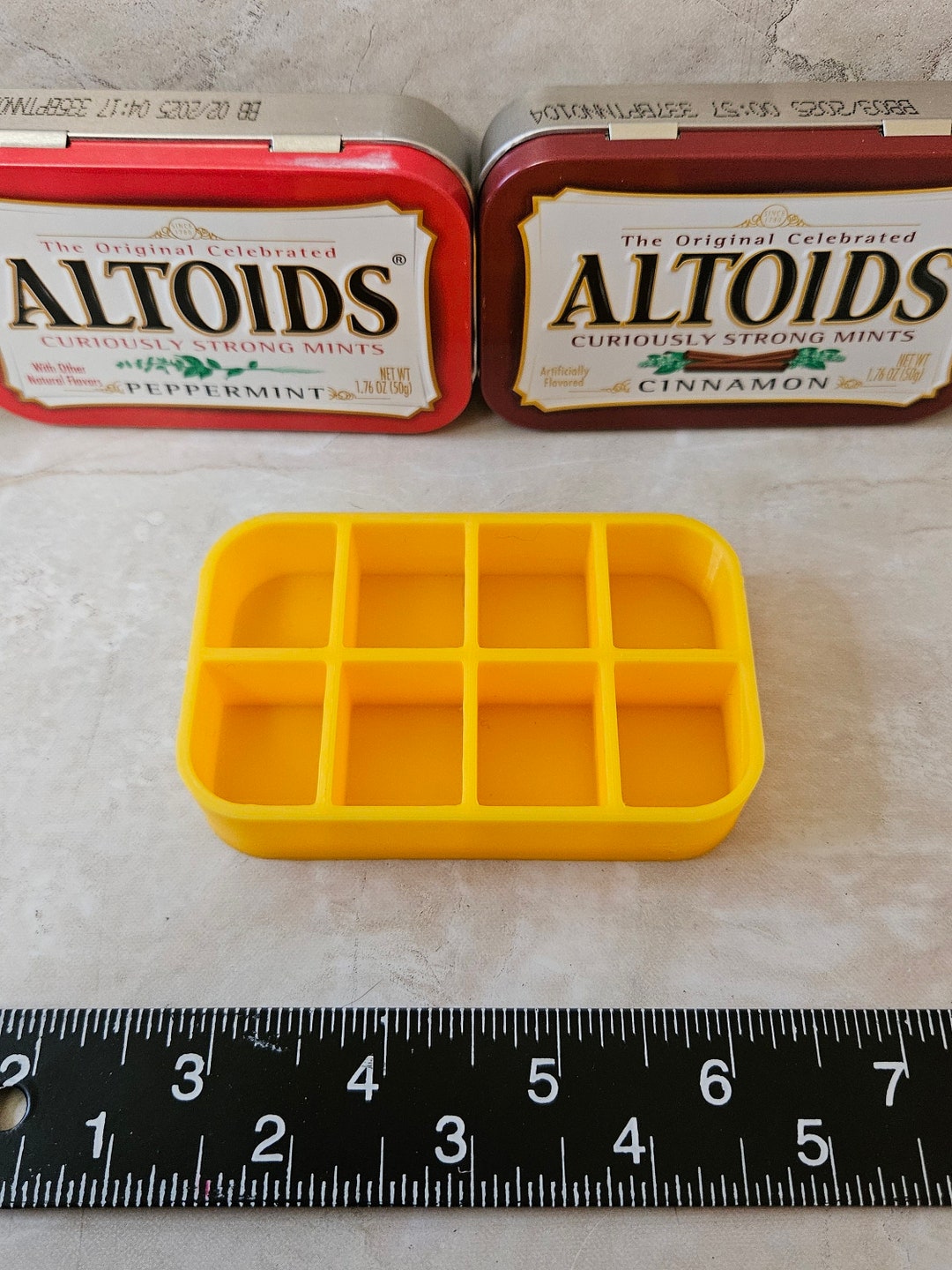 Altoids Tin Insert Organizer Tray With Sloped Slot Bottoms, Art, Paint ...