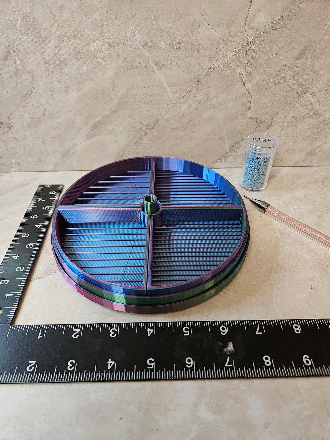 Rhinestone Blinging Mega Spinner Multi Tray Set, 4 Removable Trays, 3mm ...