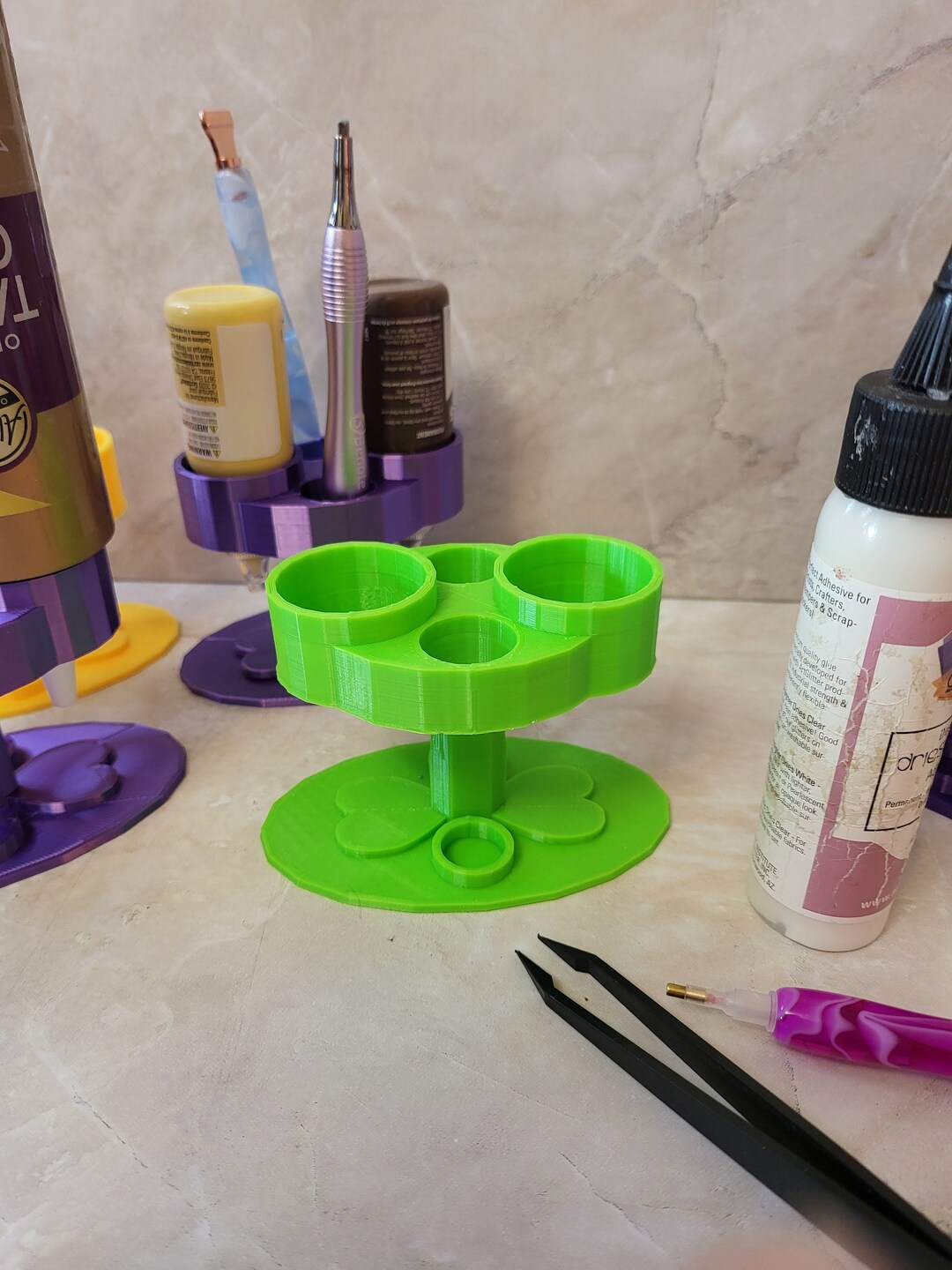 Glue Bottle / Tool Stand for Diamond Art, Rhinestone Blinging, Paper ...