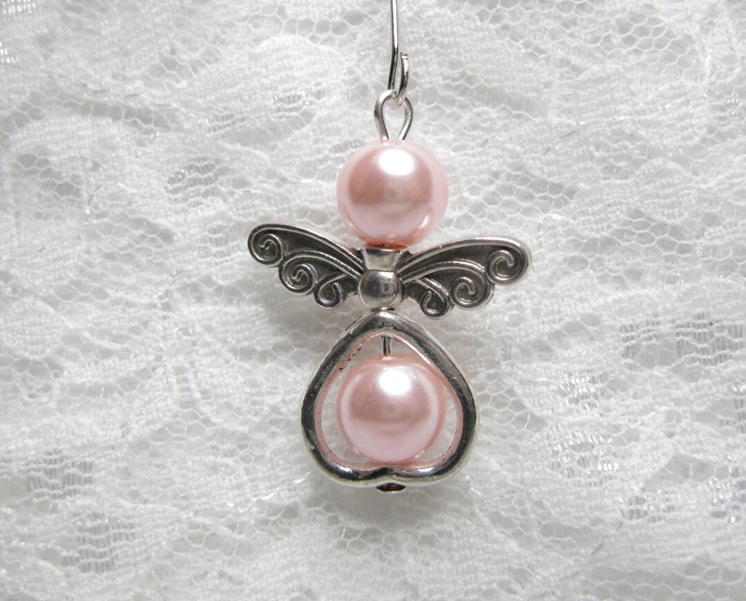 Angel Mini Ornament, Guardian Angel, Memorial, Pendant, Charm, Baby ...