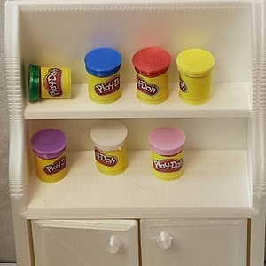 Dollhouse Miniature Toy Play-doh, Replica, Tiny, Handmade, Play-doh ...