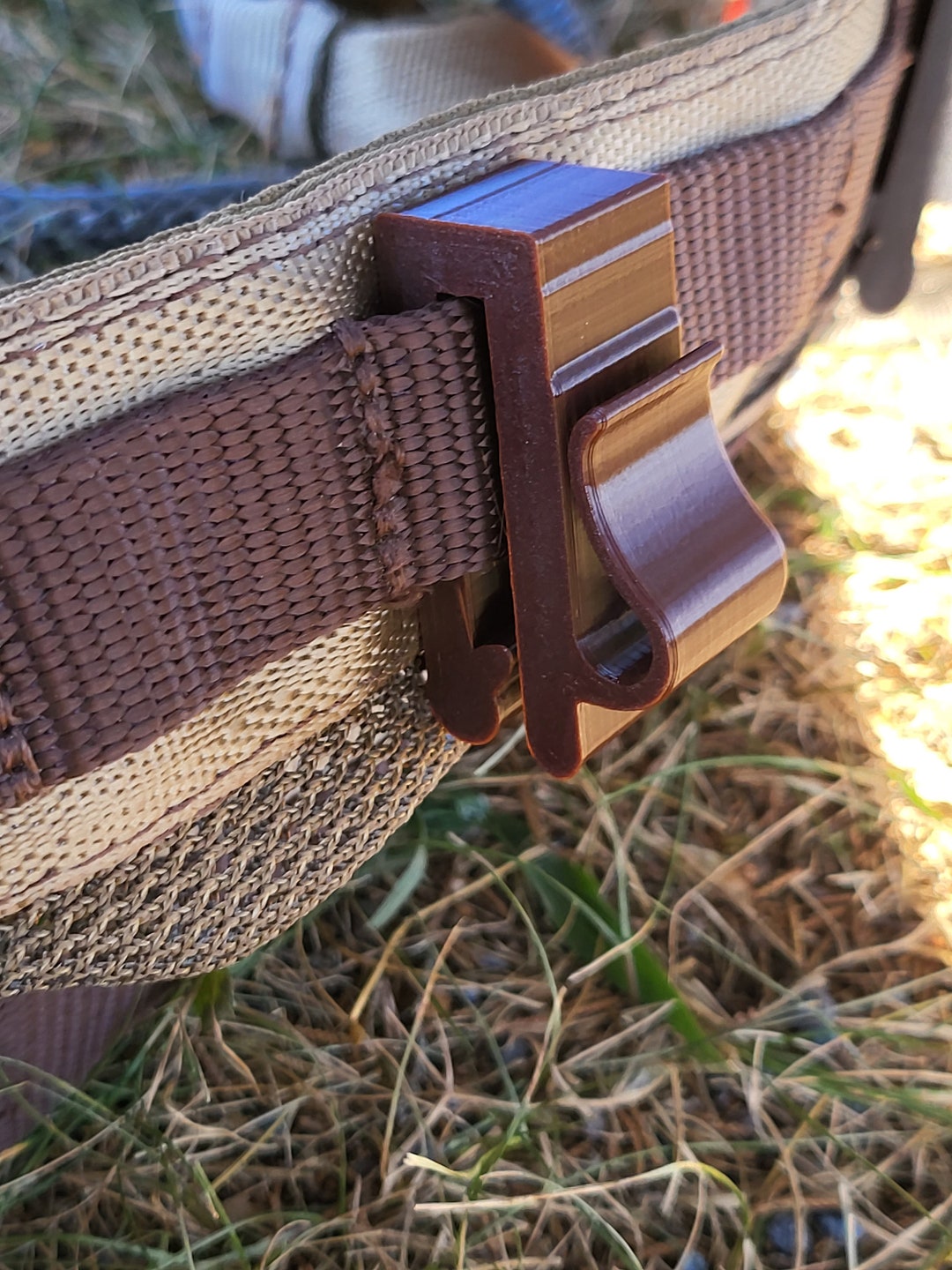 Molle Accessory Hook /hanger for Saddle Hunting BROWN for Lightweight ...