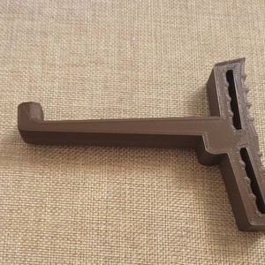 Bow Hanger for Tethrd HYS and Straight Tree Strap, Saddle Hunting, Brown, Closed Loop Slide On ...